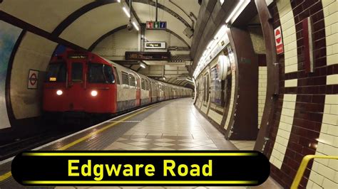 Tube Station Edgware Road Bakerloo Line London Walkthrough