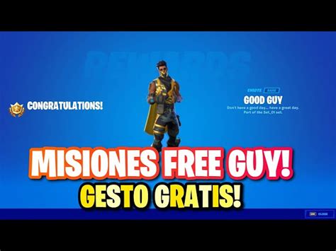 COMO CONSEGUIR GRATIS EL GESTO BUEN TIPO EN FORTNITE COMO COMPLETAR