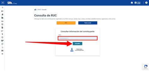SRI Consulta De RUC En Linea 2024