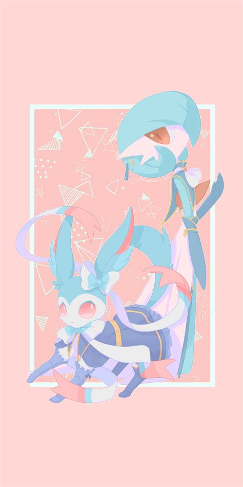 Gardevoir And Sylveon Pokemon Drawn By Lemonade Kokoi Danbooru