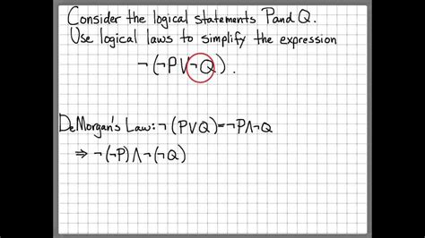 proof and problem solving logical expression simplification example 01 youtube