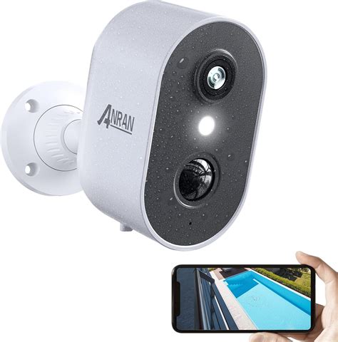 ANRAN Outdoor Cameras Wireless With Spotlight 1080P Security Camera For