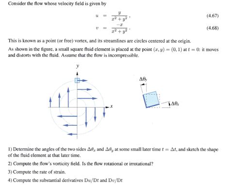 Solved Consider The Flow Whose Velocity Field Is Given By Chegg