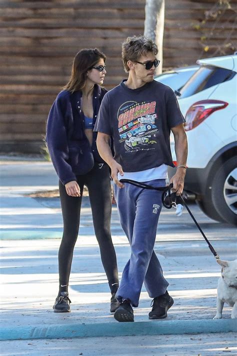 Kaia Gerber Cameltoe On A Date With Austin Butler 12 Photos The