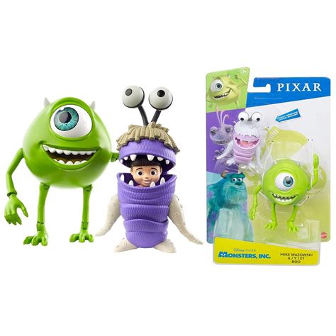 Boneco Articulado Monstros Sa Mike Wazowski E Boo Mattel Shopee Brasil