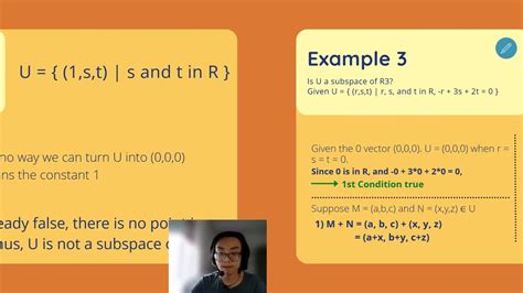 subspaces and spanning youtube