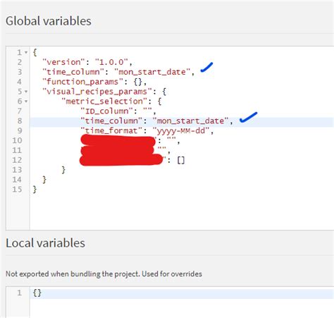 How To Access Global Variables Inside Visual Recipes Dataiku Community