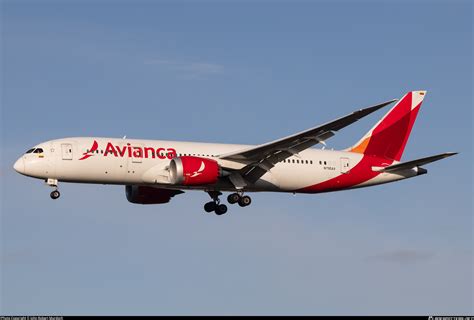 N795AV Avianca Boeing 787 8 Dreamliner Photo By John Robert Murdoch