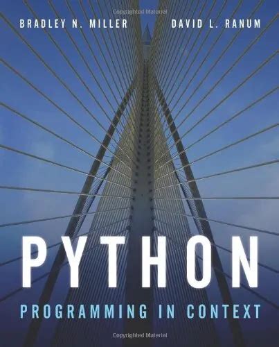 python programming in context by bradley miller mint condition 23 95 picclick
