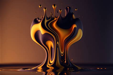 Wallpaper K Ultra Hd Abstract Liquid Metallic