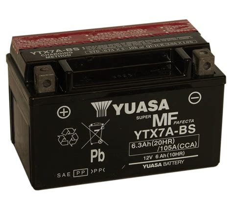 YTX7A BS Yuasa Motorcycle Battery GS Global Yuasa Varta GTX7A BS MDS