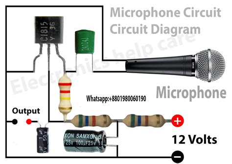 How To Make Mic Pre Amplifier Circuit Using Bc547 Very Sensetive
