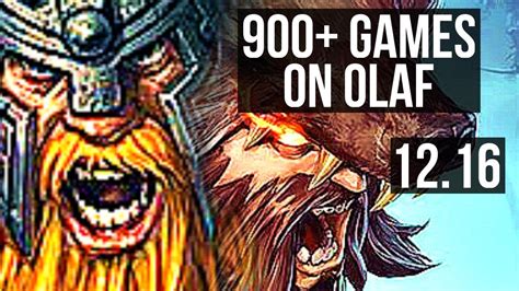 Olaf Vs Udyr Top Quadra Games Dominating Euw