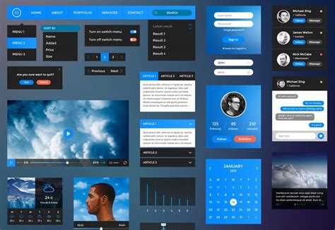Kits De Interfaz De Usuario Ui Kit