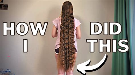 How I Grew Knee Length Hair Long Hair Growth Care Tips Tricks