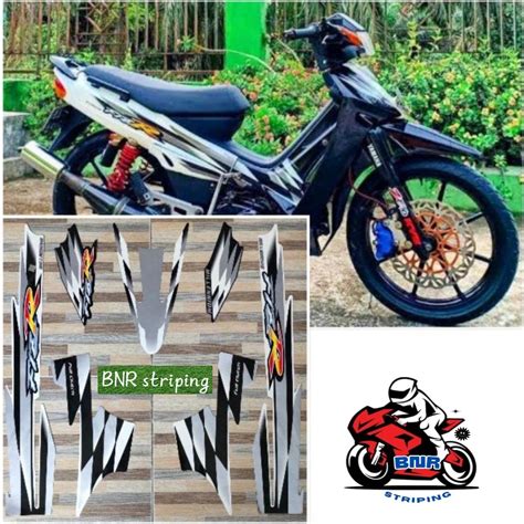 Jual Striping Stiker Lis Yamaha F1z R F1zr Fiz R Fizr Hitam Putih