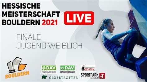 LIVE Hessische Meisterschaft 2021 Finale Jugend Weiblich YouTube
