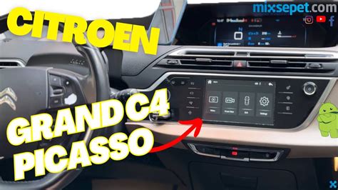 CITROEN GRAND C4 PICASSO 2013 2018 ANDROİD MULTİMEDYA SİSTEMİ