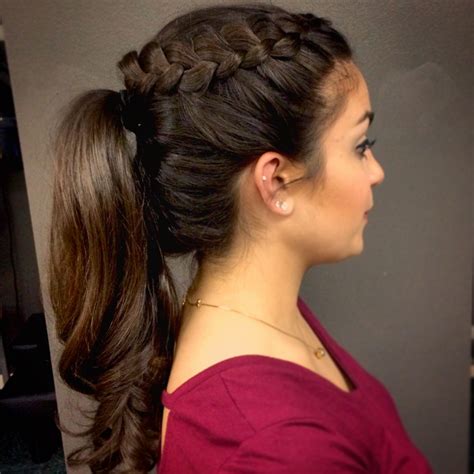 20 Inspirations Beautifully Braided Ponytail Hairstyles