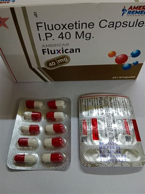 Fluoxetine Capsule Mg X Capsules At Rs Stripe In Nagpur