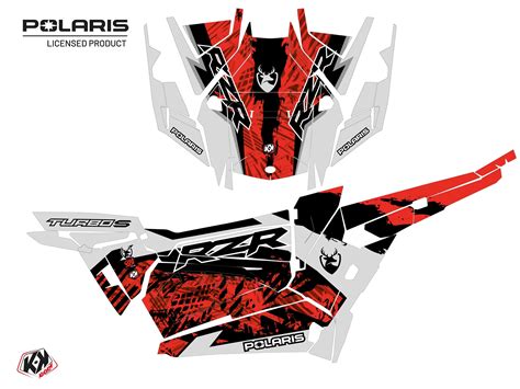kit déco ssv polaris chaser rouge Kutvek