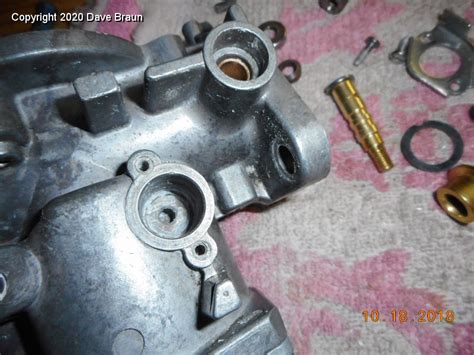 SU Carburetor Restorations MGB HIF4 1810 Disassembly DSCN1174