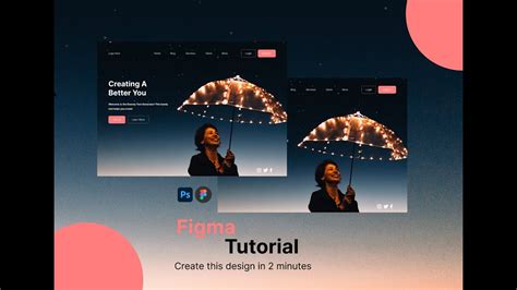 Figma Tutorial Create This Design In Minutes Youtube