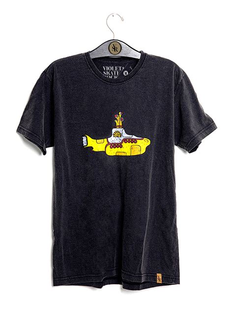 CAMISETA THE BEATLES YELLOW SUBMARINE Violeta Skate Rock