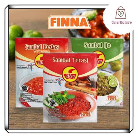 FINNA Food ULEG Sambal Terasi 20g Shopee Malaysia
