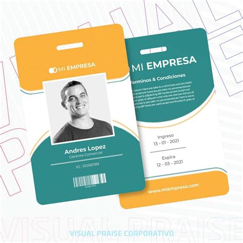 Tarjetas de Identificación Visual Praise Las Credenciales más Vendidas