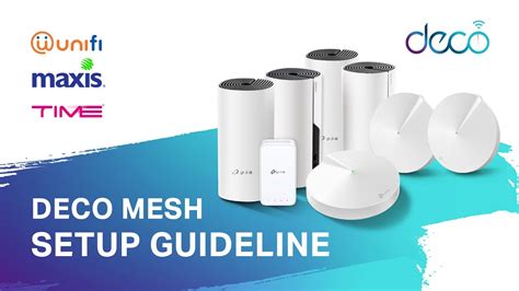How To Setup Deco Mesh Wifi With Unifi And Unifi Tv Pppoe Mode Youtube