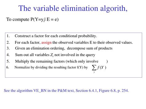 ppt variable elimination for inference with bayesian networks powerpoint presentation id 2473348