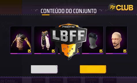 Meta alcançada como pegar os prêmios da LBFF 8 Free Fire Club