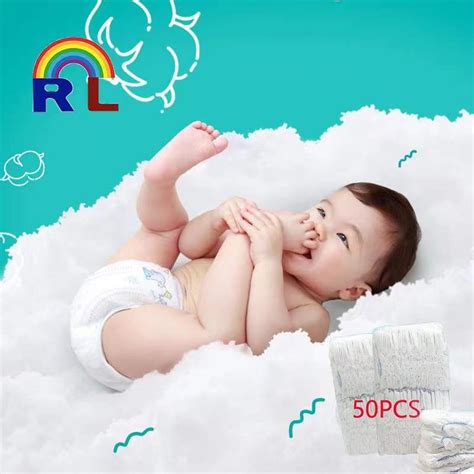 RL 50 PCS Baby Diaper TAPE AND PANTS M L XL XXL XXXL Unisex Ultra Thin