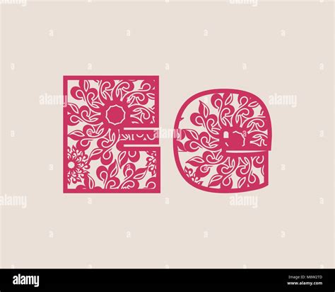 Decorative Alphabet Vector Font Stock Vector Image Art Alamy