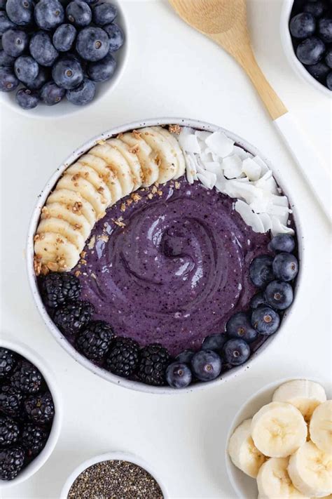 Blueberry Banana Smoothie Bowl Purely Kaylie