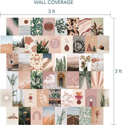 Buy ARTIVO Boho Wall Collage Kit Aesthetic Pictures Cute Bedroom Decor