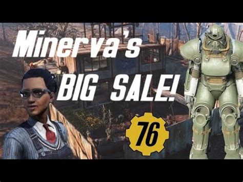 Fallout 76 Minervas Big Sale She Has Scout Armor Also Double XP