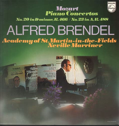 Alfred Brendel Mozart Piano Concertos Vinyl Records LP CD On CDandLP