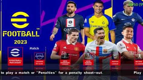 EFOOTBALL PES 23 PPSSPP ANDROID OFFLINE NEW UPDATE TRANSFERS KITS 23
