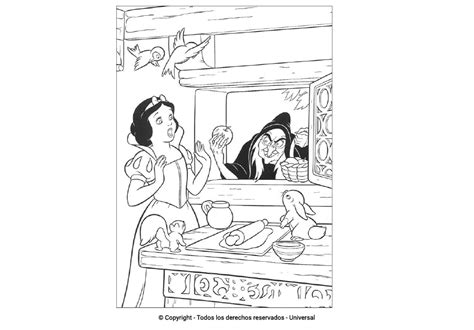 Los Mejores Dibujos De Blanca Nieves Para Colorear Todo Para Colorear