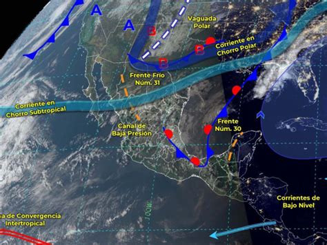 Clima México hoy 10 de febrero de 2023 se esperan lluvias y caída de nieve