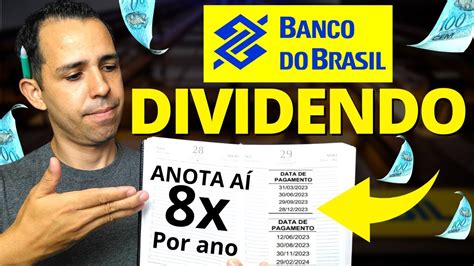Inacredit Vel Banco Do Brasil Grandes Dividendos Veja Todas As