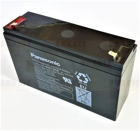 Panasonic V Ah Sla Rechargeable Battery Lc R Na Valve Regulated