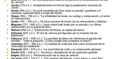 Libros proféticos los profetas mayores