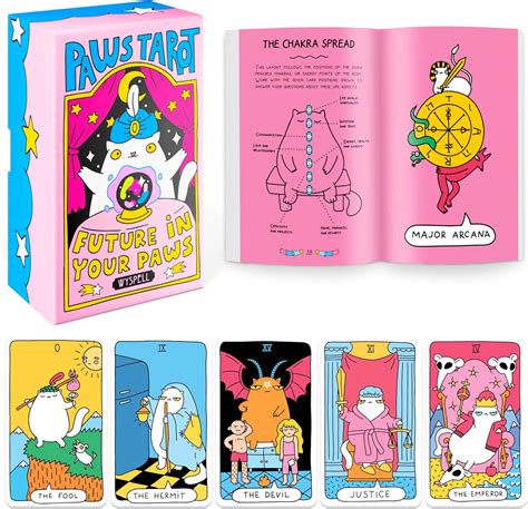Amazon Wyspell Cartas De Tarot De Gatos Una Baraja De Tarot De