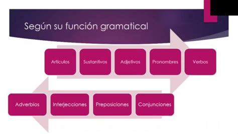 Todas las CLASES de PALABRAS según su significado