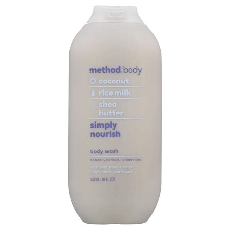 Method Coconut Simply Nourish Body Wash Gel Form Free Of Parabens 18
