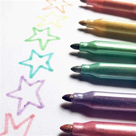 PLUMONES GLITTER PASTEL X 6 ARTESCO
