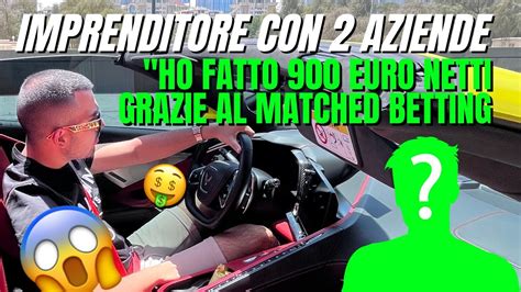 Andrea Previero 900 Netti Con Il Matched Betting Da Imprenditore Con
